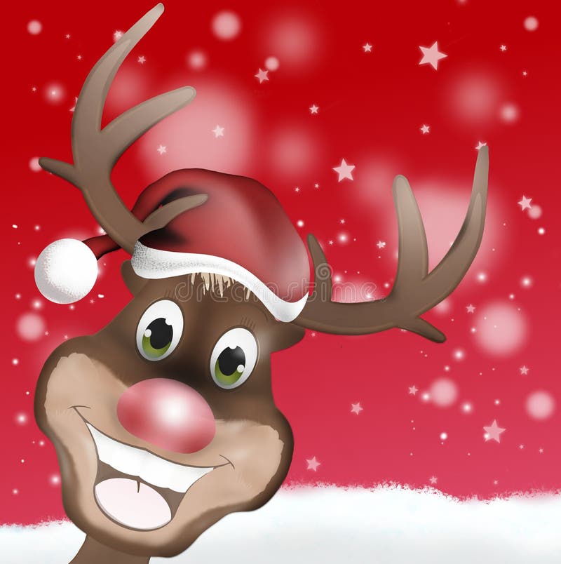 Rudolph stock illustration. Illustration of cheerful - 40131181
