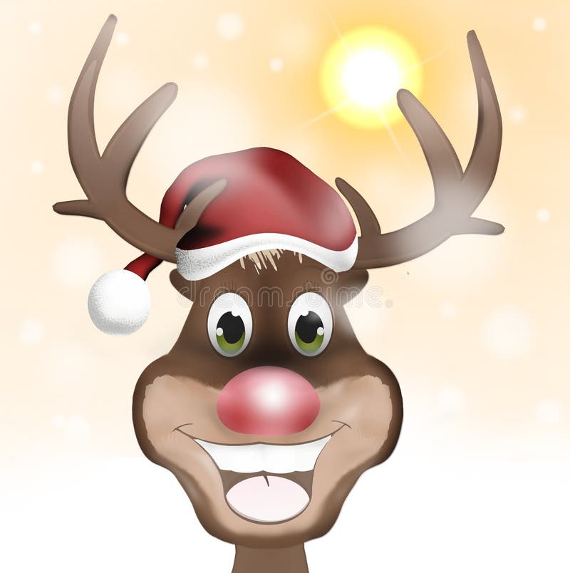 Rudolph stock illustration. Illustration of holiday, santa - 40246523