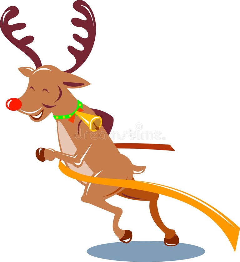 Rudolph Running Stock Illustrations – 87 Rudolph Running Stock ...