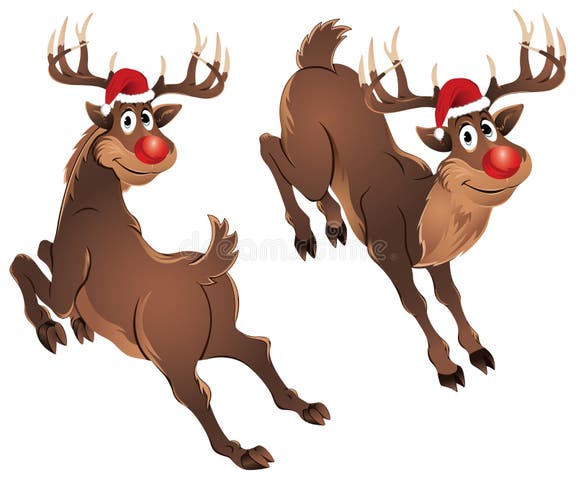 Cartoon Rudolph Face Stock Illustrations – 579 Cartoon Rudolph Face ...