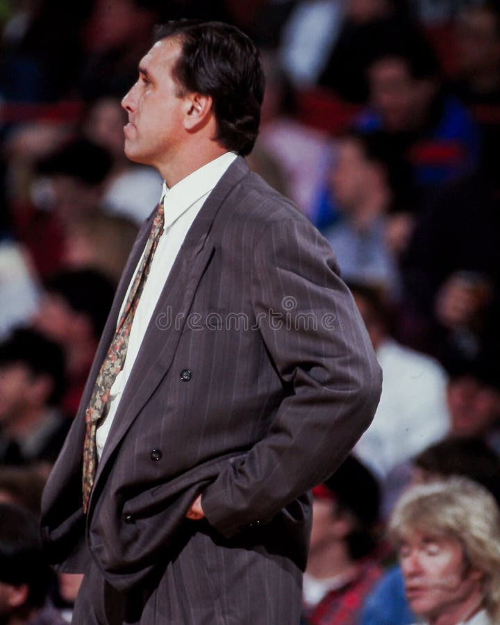 Rudy Tomjanovich, Houston Rockets Head Coach Immagine Editoriale ...