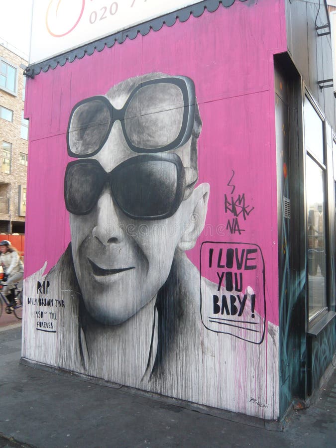 Rue Art in East London De Londres Photo stock éditorial - Image du ...