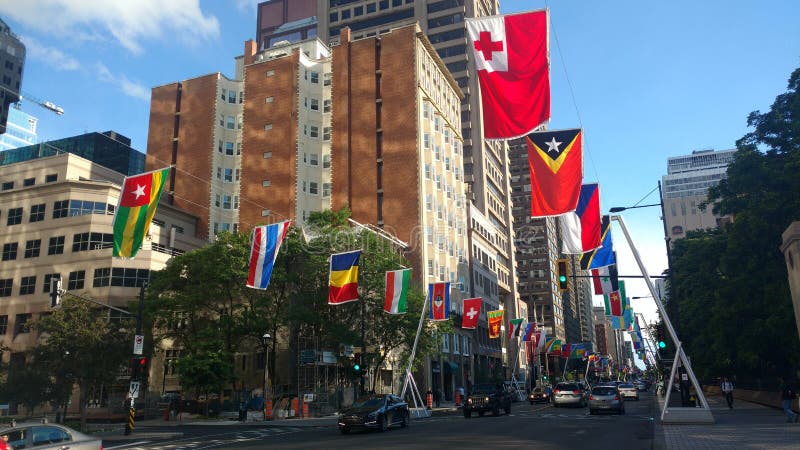 Rue Montréal photo éditorial. Image du montréal, grand - 95284921