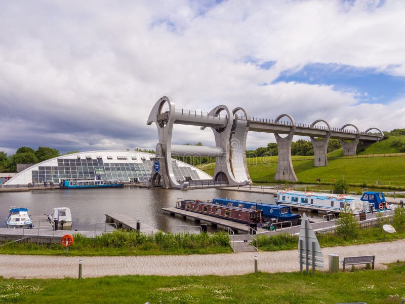 Rueda de Falkirk imagen editorial. Imagen de rueda, famoso - 56460975