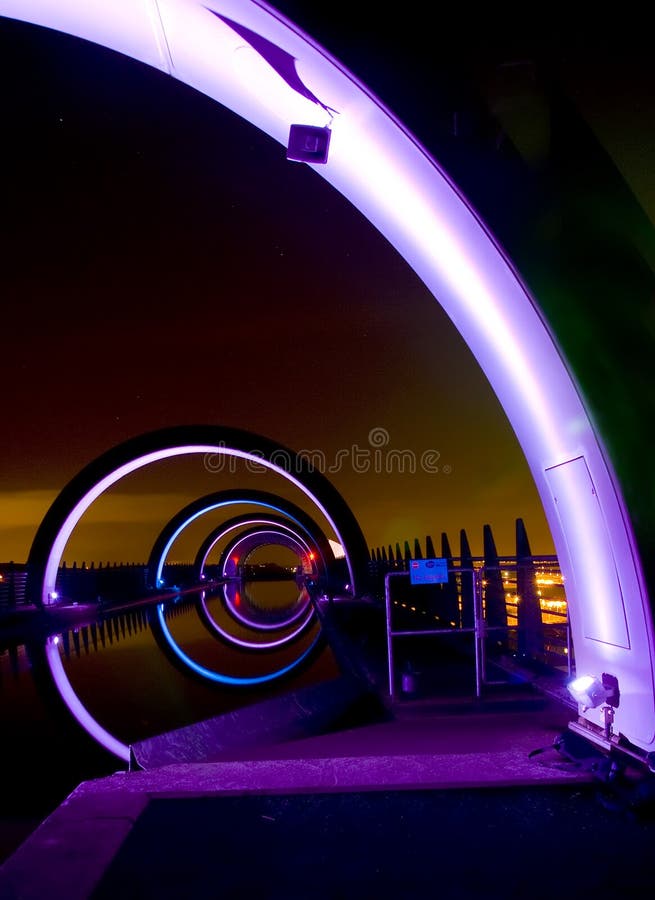 Rueda de Falkirk imagen de archivo. Imagen de escocia - 64490569