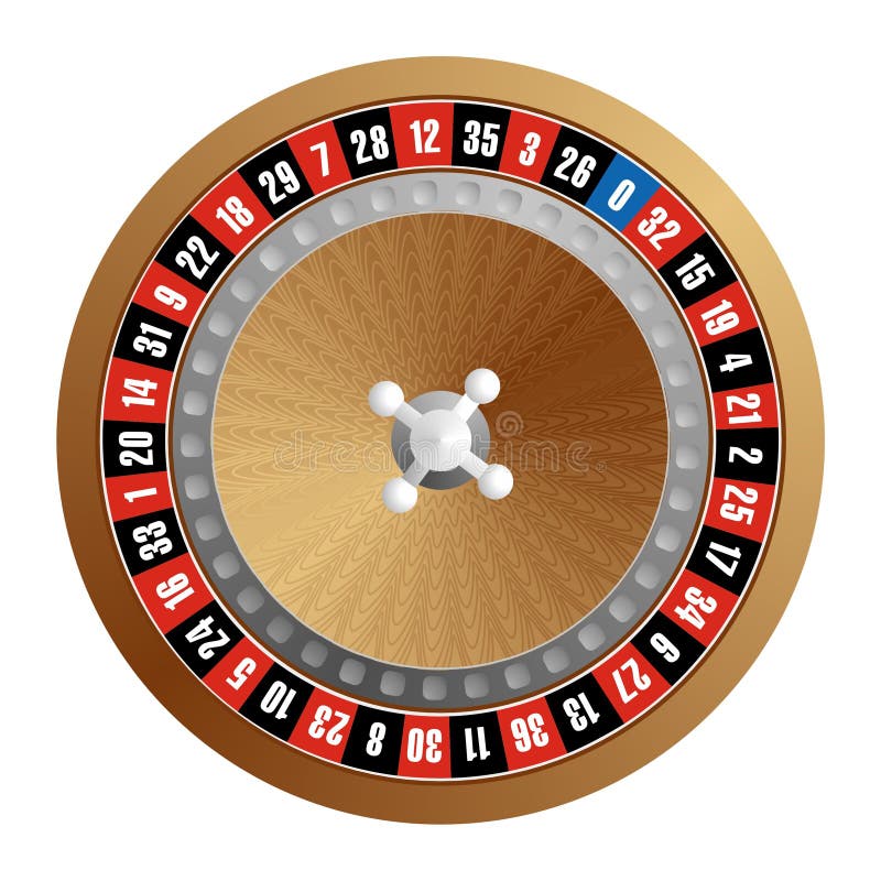 Rueda de ruleta ilustración del vector. Ilustración de vector - 6890085