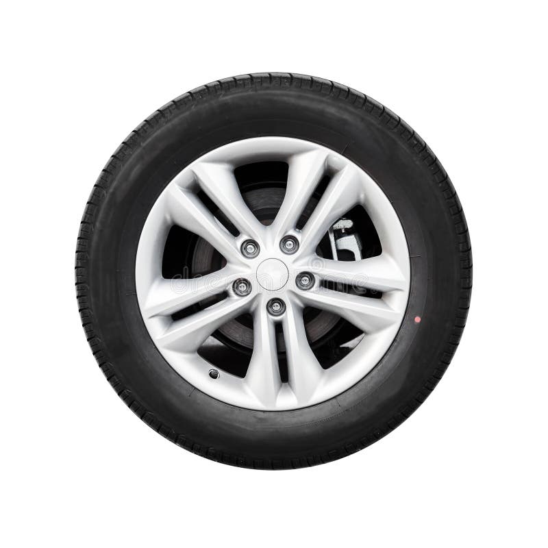 Rueda Moderna Aislada En Blanco Imagen de archivo - Imagen de camino ...
