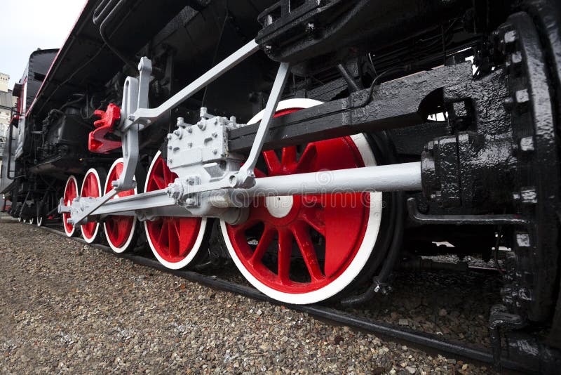 Ruedas De La Locomotora De Vapor Foto de archivo - Imagen de turismo ...
