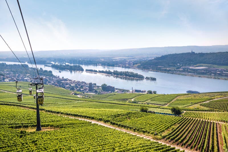 Ruedesheim in the Rheingau stock photo. Image of romantic - 49592630