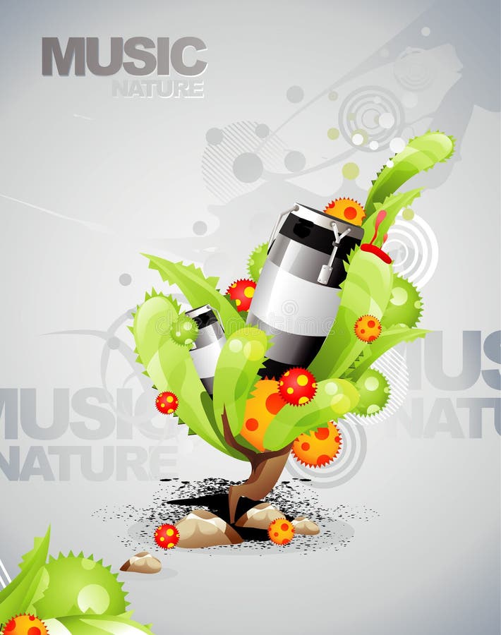 Rufa a Ilustração Da Música Ilustração do Vetor - Ilustração de ...