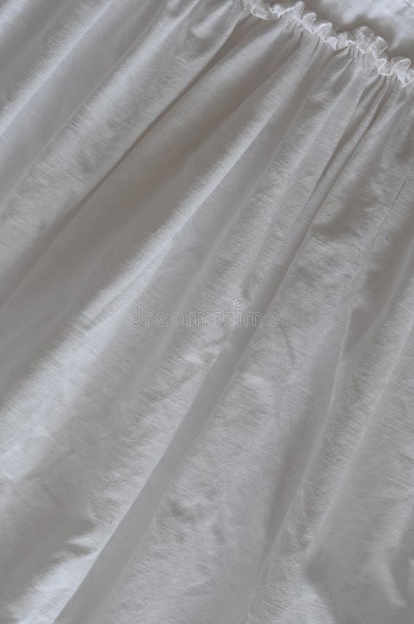 Ruffled white cotton stock image. Image of close, ruffled - 54157037