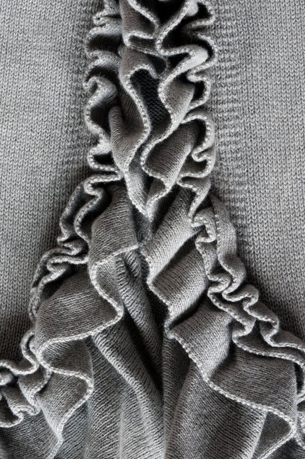 Ruffles on Blue White Poka Dot Flamenco Dress Stock Image - Image of ...