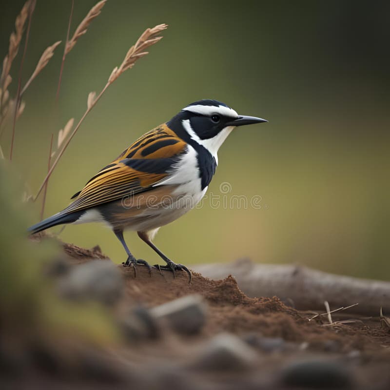 Rufous-throated Bulbul, Spotted Bulbul. Generative Ai Stock ...