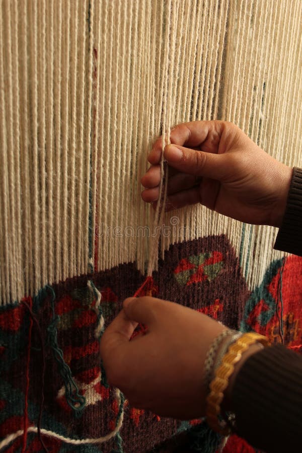 Traditional weaving loom stock photo. Image of loom, culture - 91969362