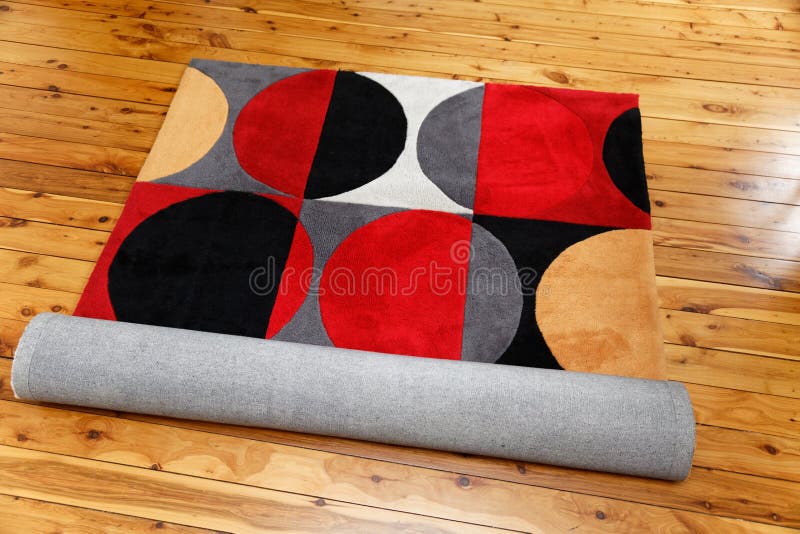 Rug with Colourful Circle Patterns Stock Photo - Image of decorative ...
