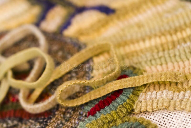 Rug hooking stock image. Image of mode, craft, linen - 29319509