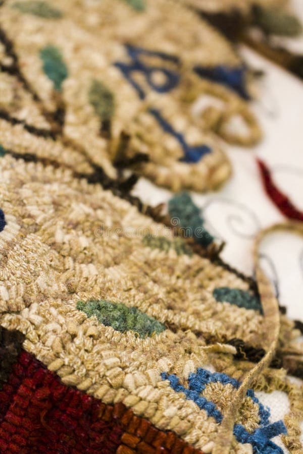 Rug hooking stock photo. Image of work, knott, warp, multi - 29319596