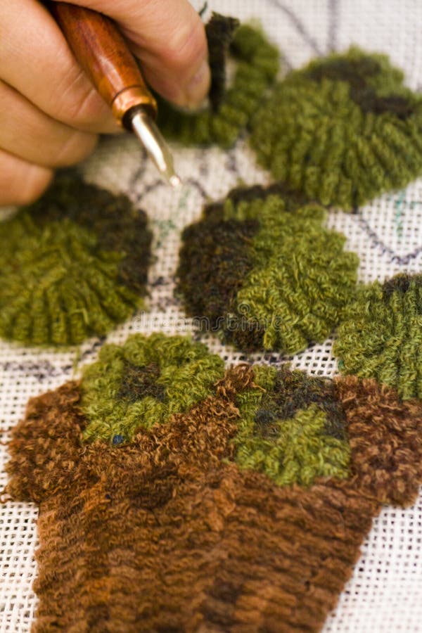 Rug hooking stock image. Image of multi, hands, hold - 29320229