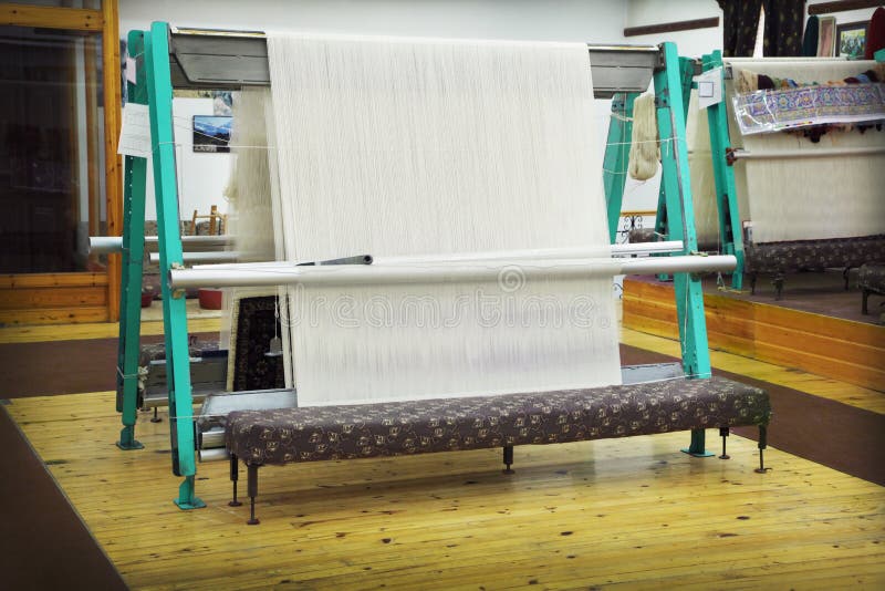 Rug loom stock image. Image of loom, manufacture, flax - 20059157