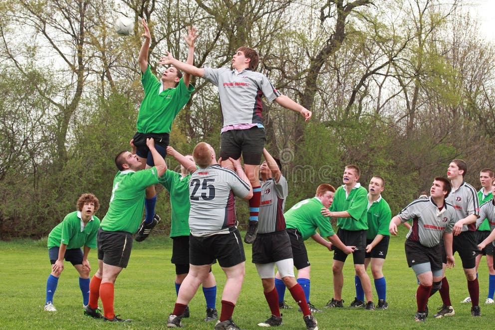 Rugby in Action editorial photo. Image of play, ball - 19695816