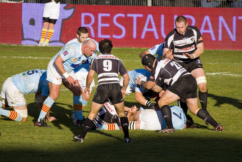 Rugby action editorial photography. Image of play, fight - 29077407