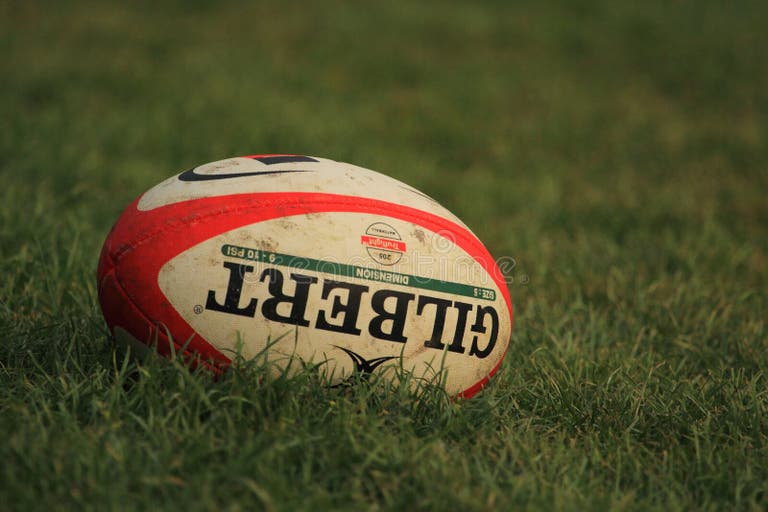 Rugby ball Gilbert editorial stock photo. Image of shape - 22090673