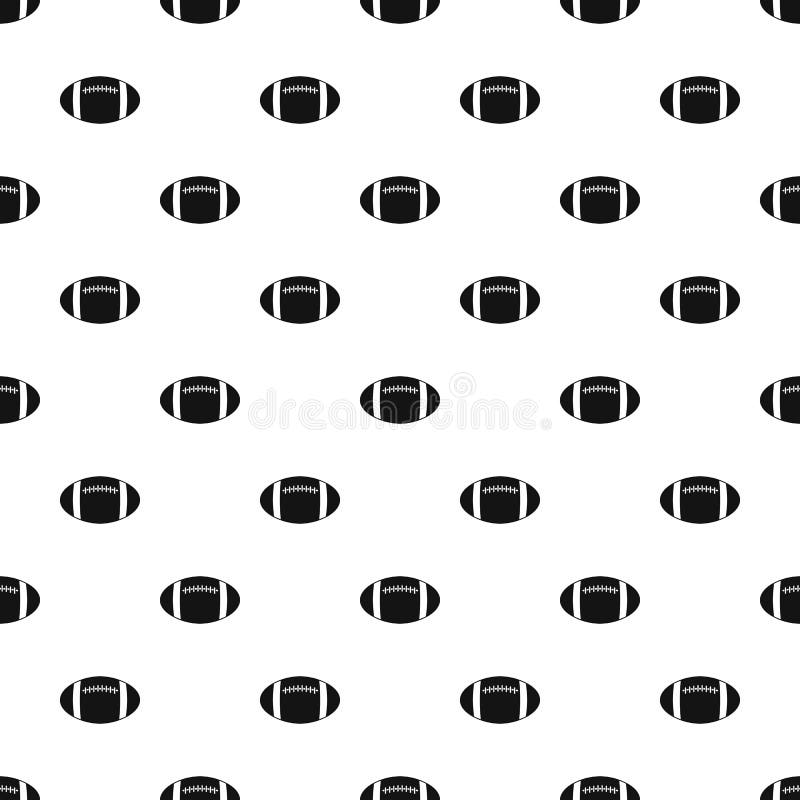 Rugby ball pattern vector stock vector. Illustration of goal - 91198081