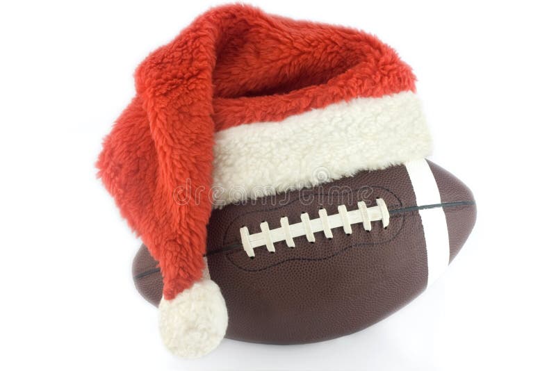 Santa Claus Ready To Throw Rugby Ball Stock Image - Image of horizon ...