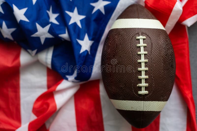 Rugby ball with usa flag stock photo. Image of rugby - 271746292