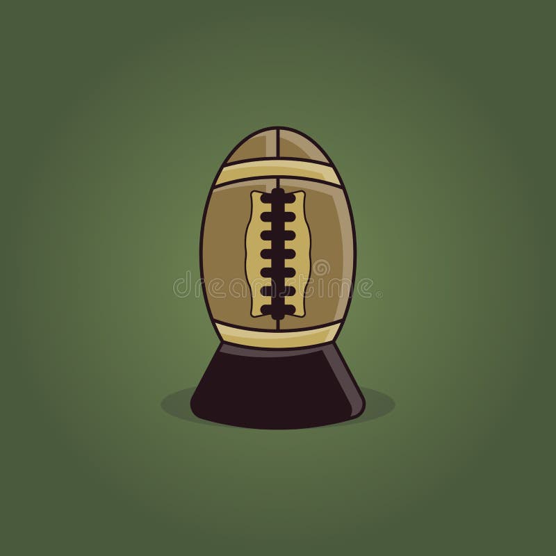 Vector Rugby Ball. stock vector. Illustration of team - 254024739