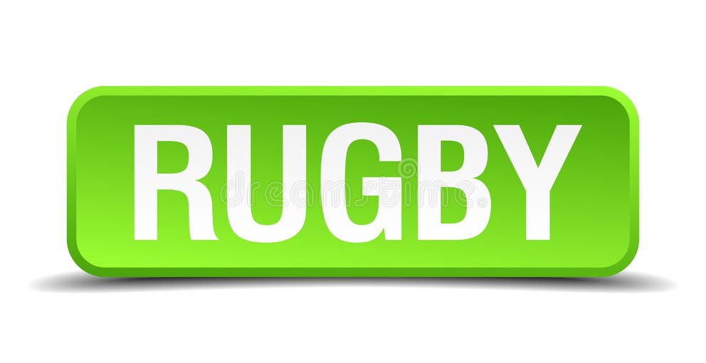 Rugby button stock vector. Illustration of rugby, design - 121128323