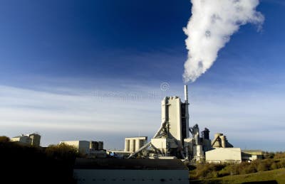 Rugby Cemex Cement Works stock image. Image of industry - 22275585
