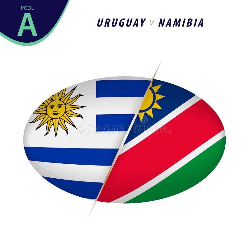 Rugby Competition Uruguay V Namibia . Rugby Versus Icon Stock Vector ...