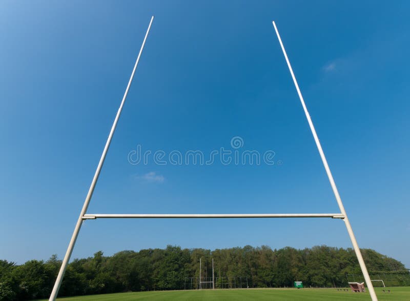 Rugby field in the beach stock image. Image of rugby, outdoor - 2135679