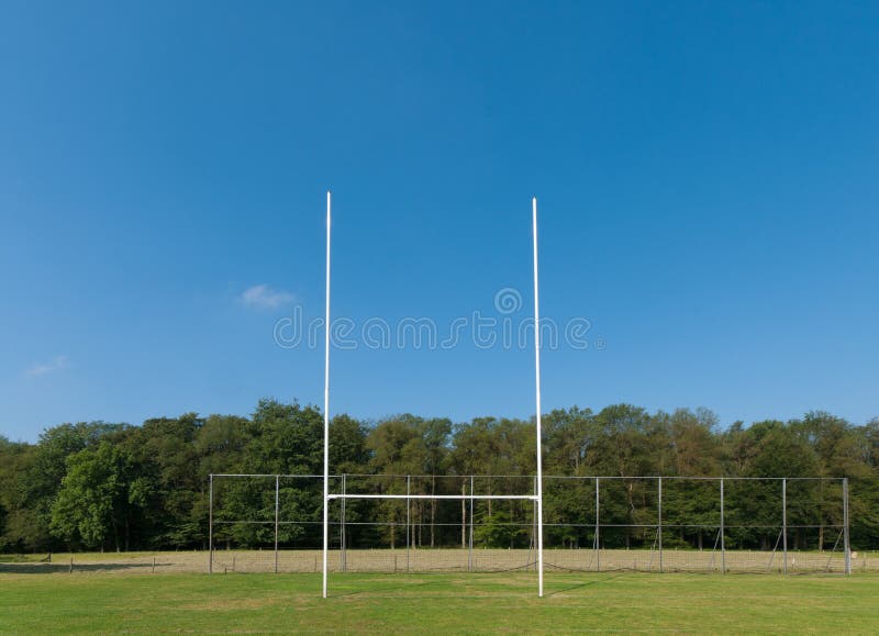 Rugby field in the beach stock image. Image of rugby, outdoor - 2135679