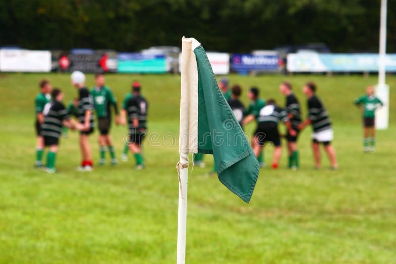 Rugby Flag stock photo. Image of fixture, match, ball - 1705932