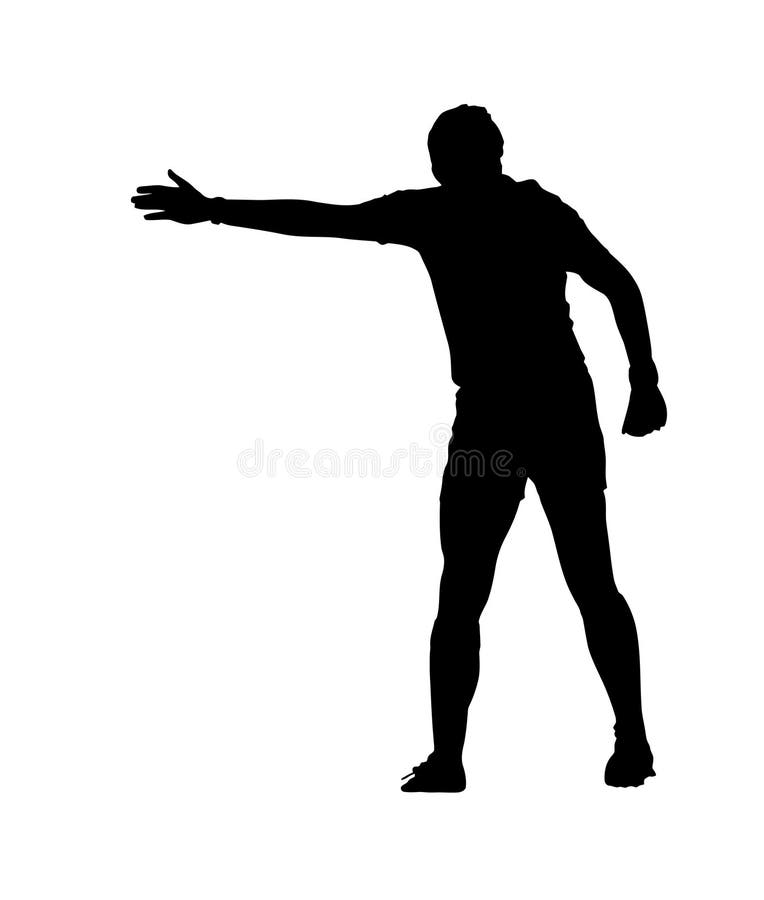 Rugby Football Referee Indicating Advantage Stock Vector - Illustration ...
