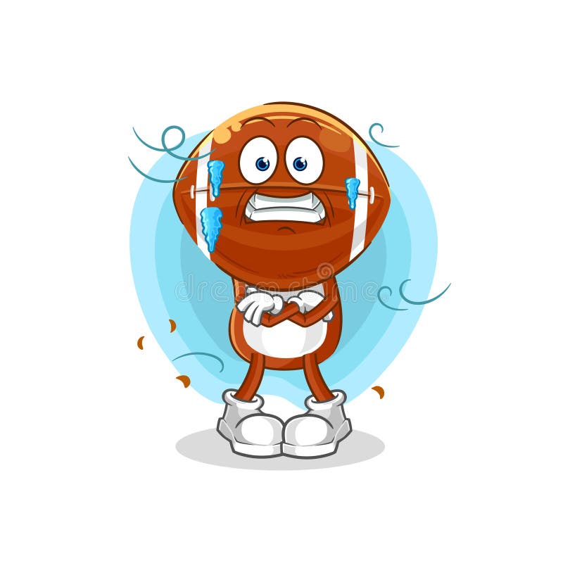 Rugby Head Cold Illustration. Character Vector Stock Vector ...