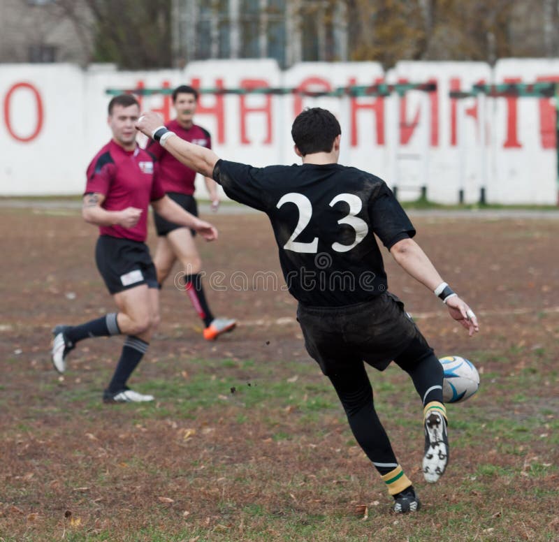 Rugby League Match. editorial stock image. Image of centre - 16940414