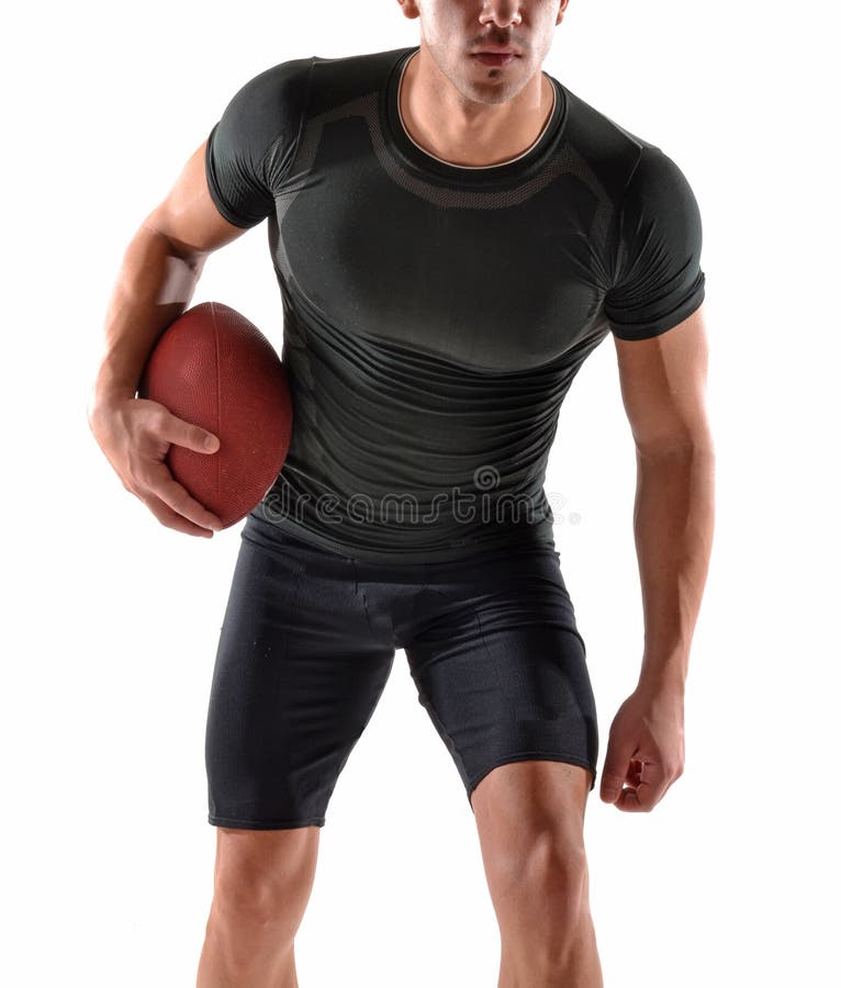 Rugby man. stock photo. Image of ball, holding, energy - 43661284