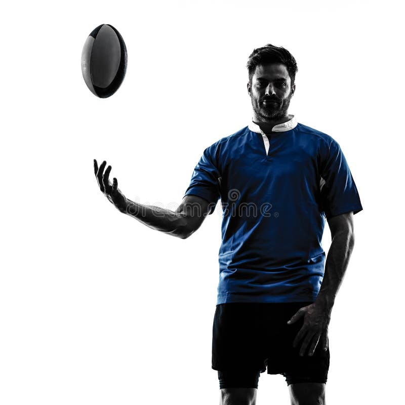 Rugby Men Players Silhouette Stock Image - Image of shadow, sportswear ...