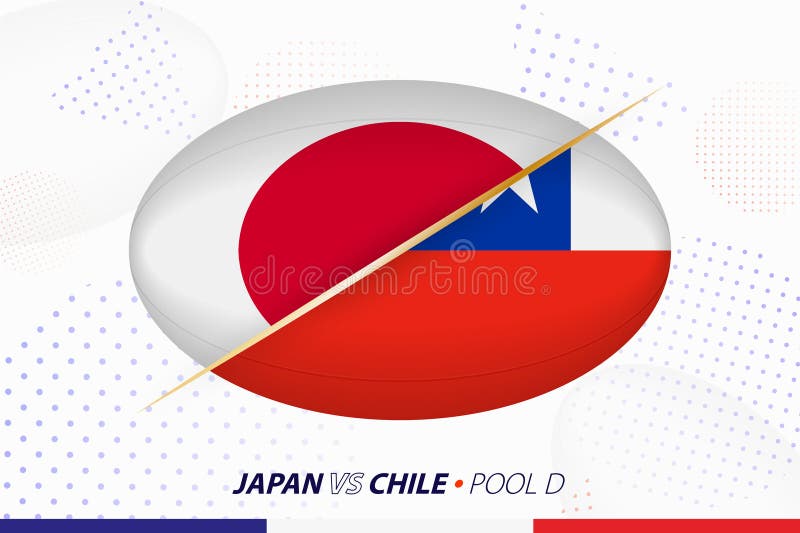 Rugby Match between Japan and Chile, Concept for Rugby Tournament Stock ...
