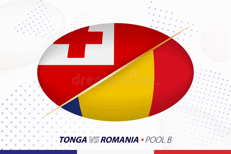 Rugby Match between Tonga and Romania, Concept for Rugby Tournament ...