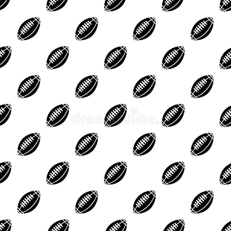Rugby Pattern Vector Seamless Stock Vector - Illustration of ...