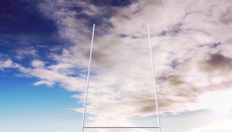 Rugby pitch stock image. Image of world, pitch, posts - 255500763