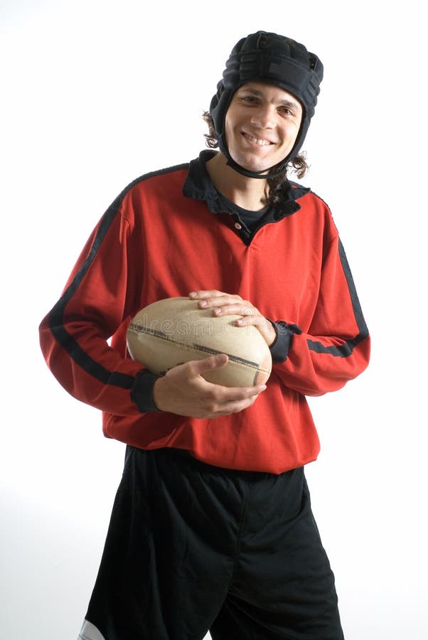 Rugby Player - Vertical stock photo. Image of indoors - 5771156