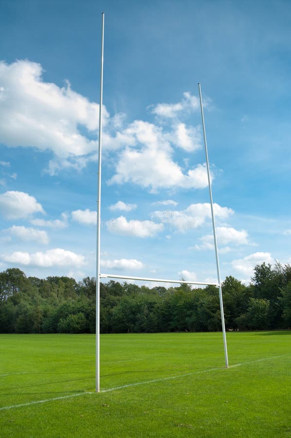 Rugby post stock photo. Image of pitch, kick, recreation - 20327992