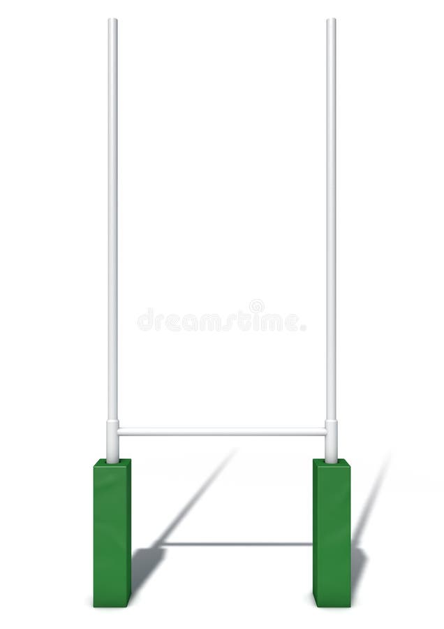 Rugby Posts Isolated stock illustration. Illustration of posts - 58102428