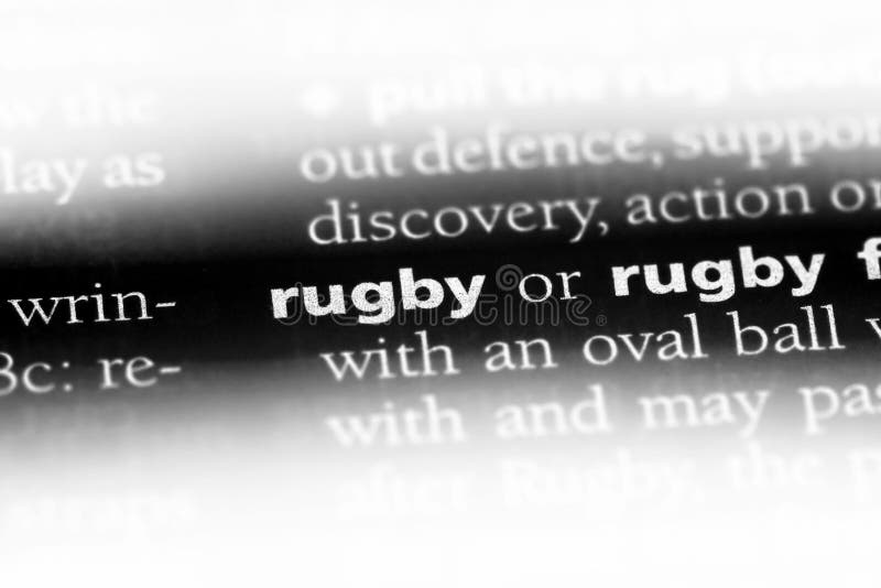 Rugby stock photo. Image of book, dictionary, english - 126616046