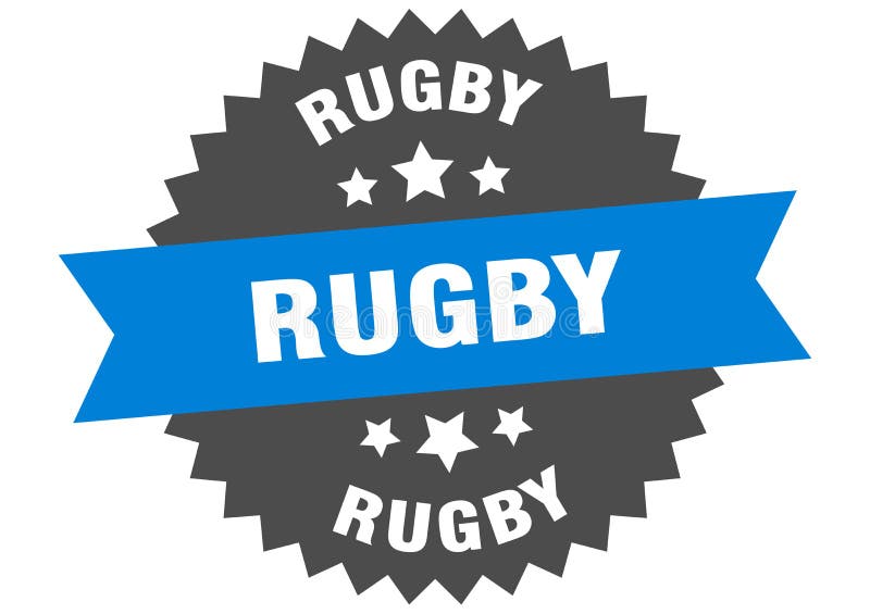 Rugby Sign. Rugby Circular Band Label. Rugby Sticker Stock Vector ...